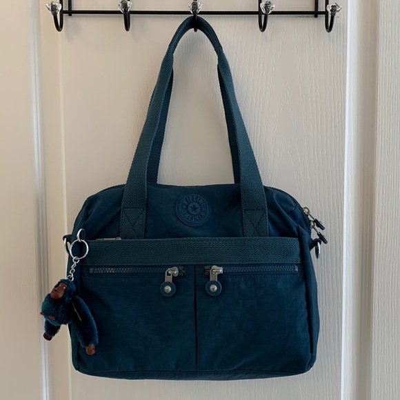 Kipling | Bags | Kipling Teal Petrol Blue Bag | Poshmark